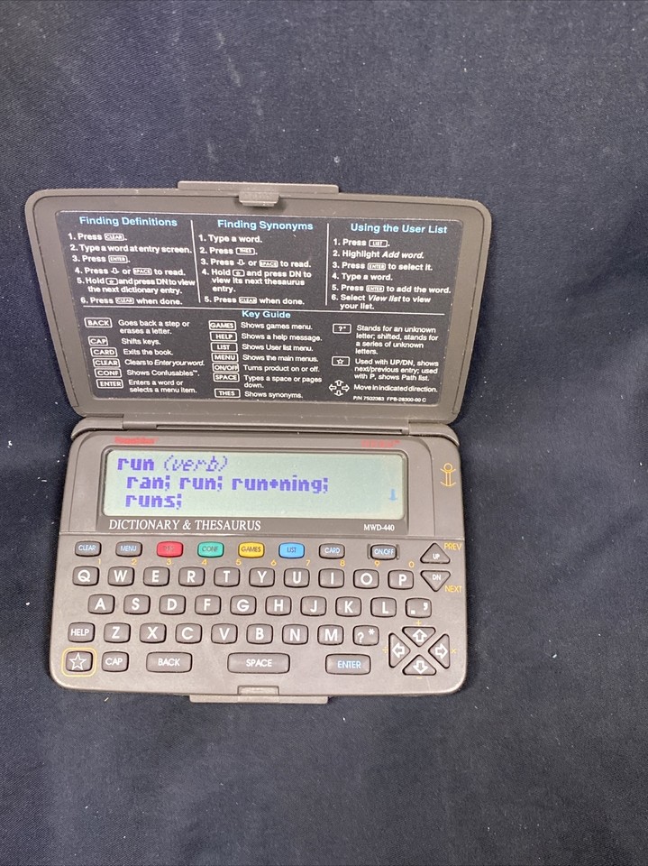 Franklin MWD-440 Bookman Electronic Dictionary Thesaurus | eBay