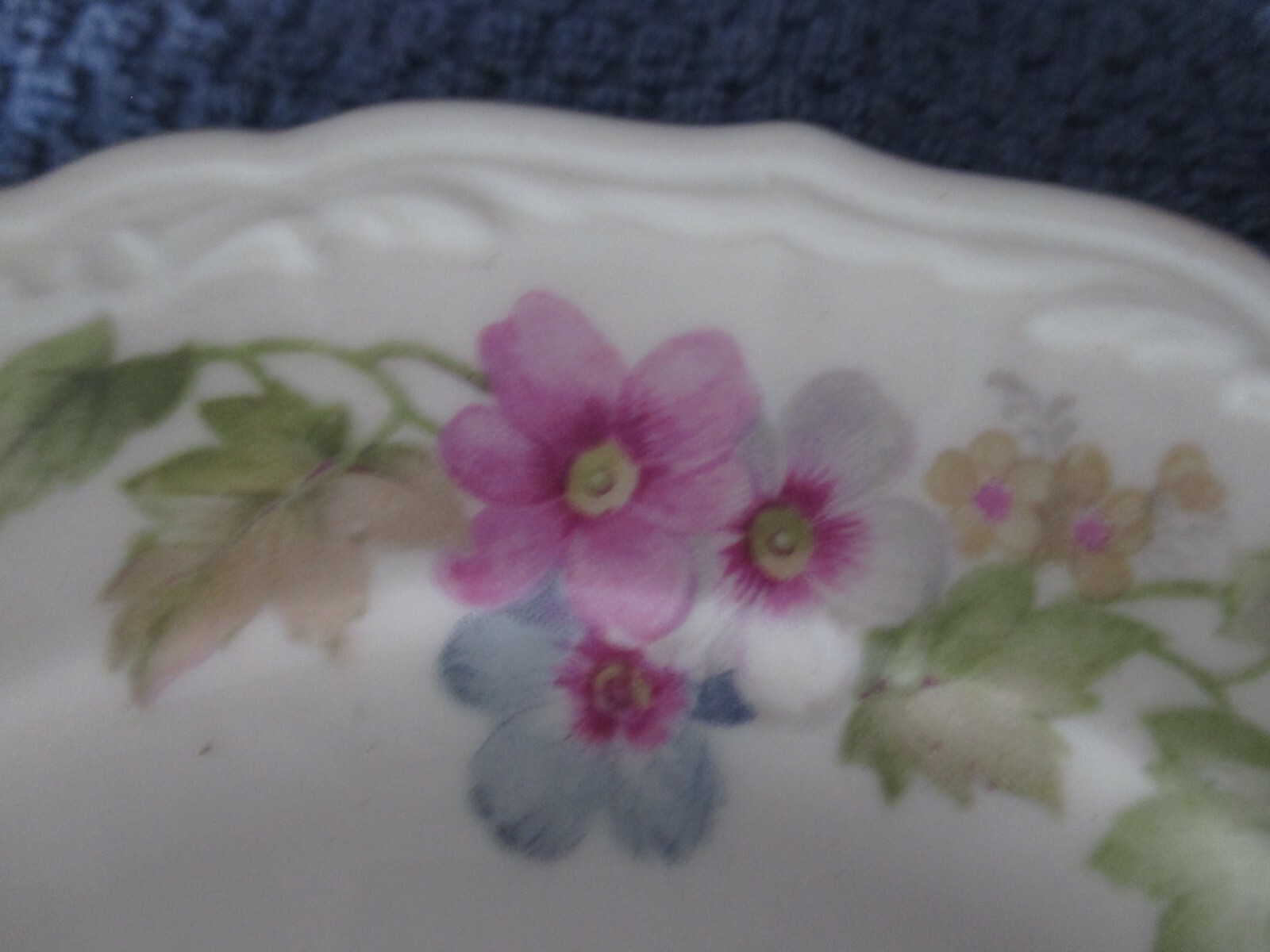 Eschenbach Bavaria Lohengrin Floral Cake Bread Plate Set of 4 Gold ...