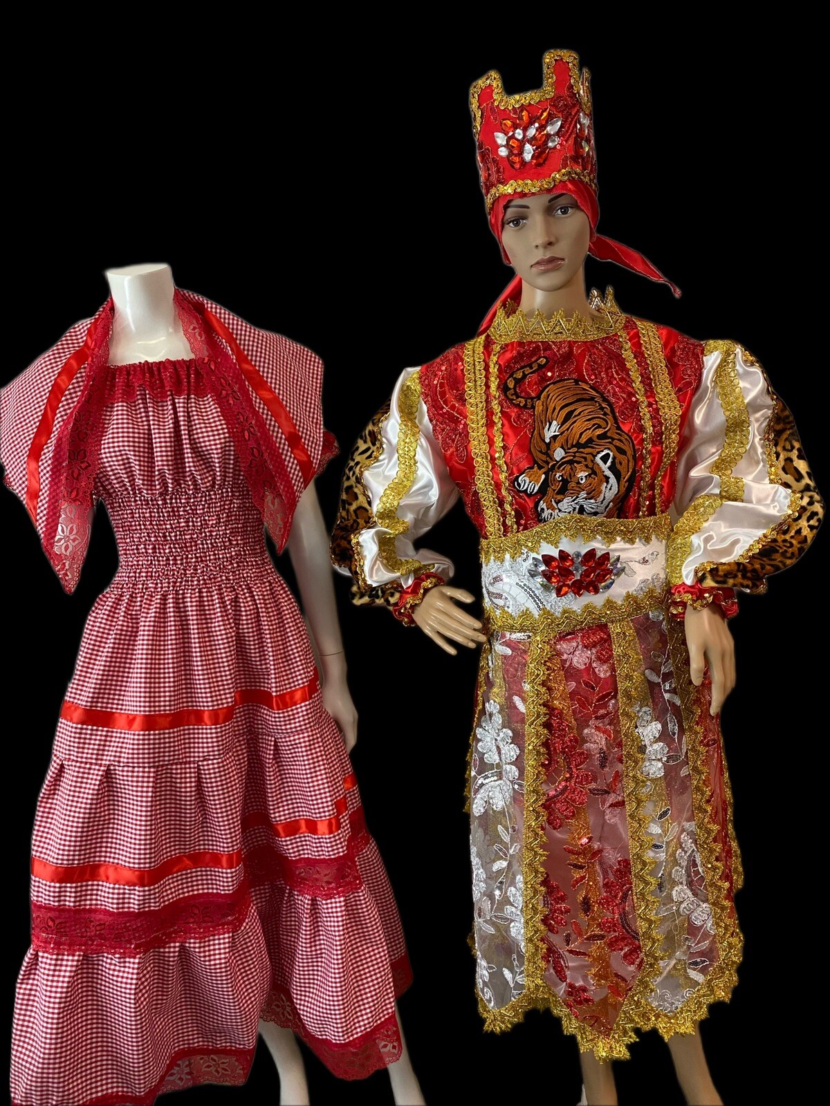 Traje de gala para Shango Y Traje De Chango Shango Dress Costume Yemaya ...