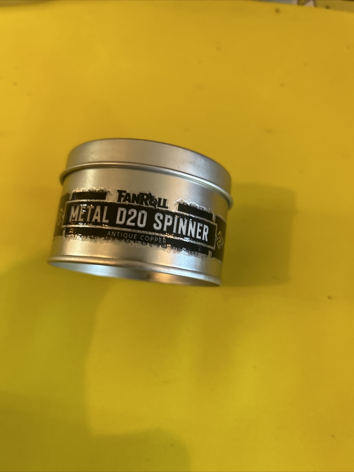 Fanroll Metal D20 Spinner Antique Copper with tin D&D RPG | eBay