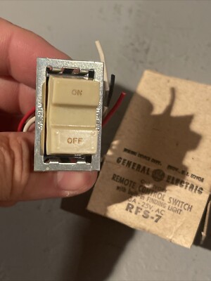 Vintage GE General Electric RFS-7 Remote Control Switch w/ Locator ...