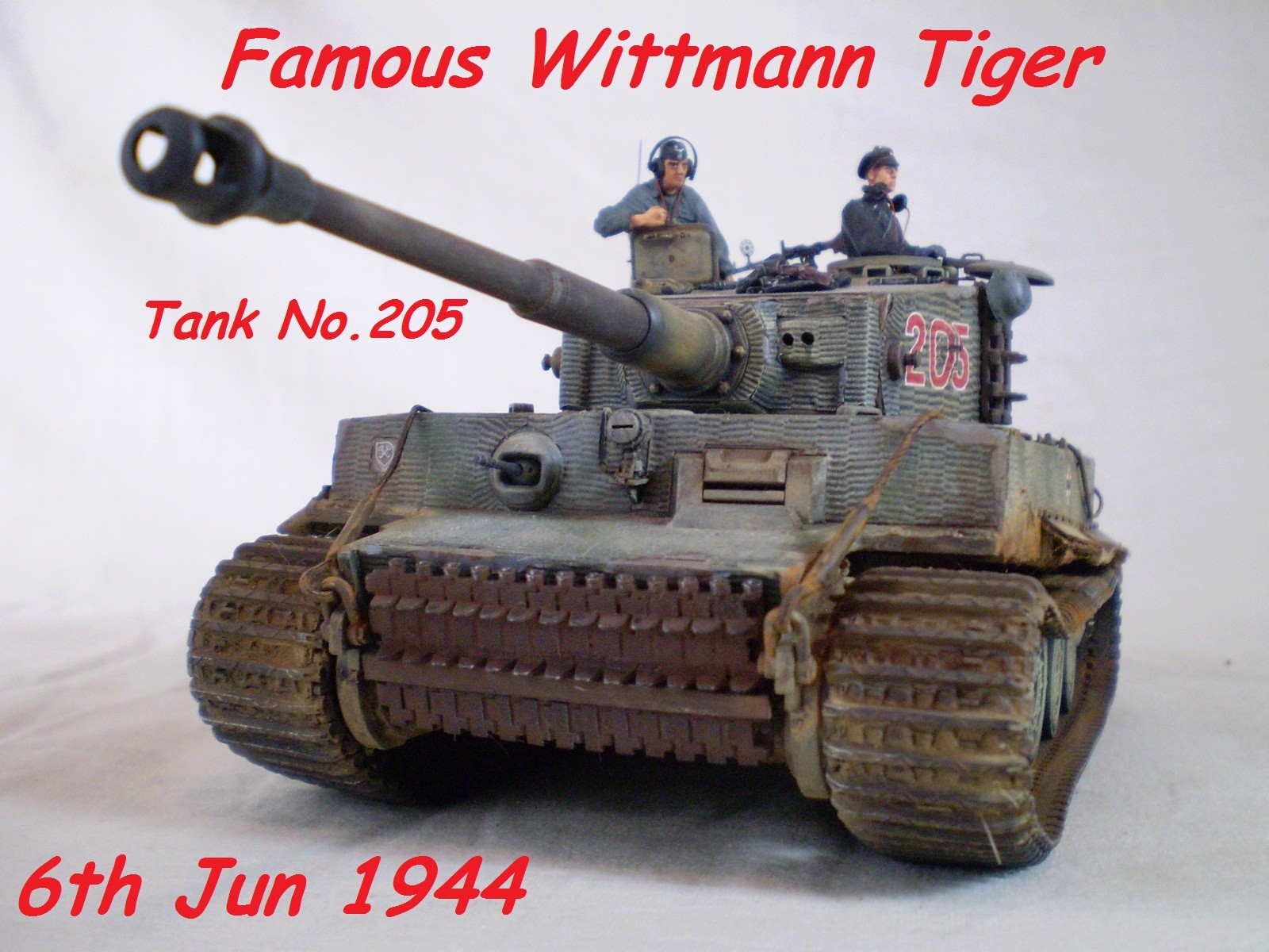 1/35 Built Famous Wittmann's Tiger I Late w/Zimmerit - Built 1/35 | eBay
