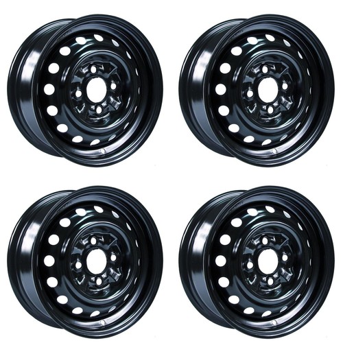 Set of 4 13 Inch Black Steel Wheel Rim for Volkswagen Golf, RTX X99108N ...