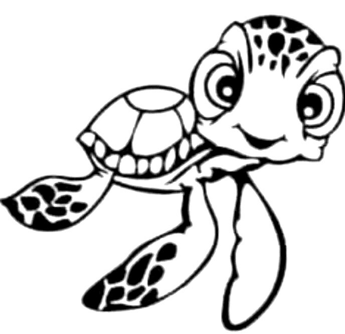 SEA TURTLE CARTOON DIECUT VINYL DECAL PERMANENT CAR SUV TRUCK | eBay