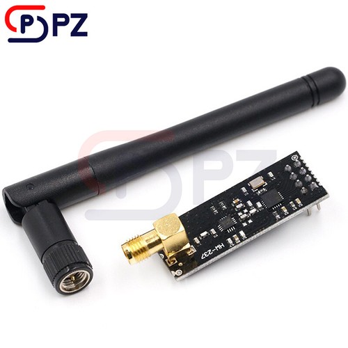 NRF24L01+PA+LNA SMA Antenna Wireless Transceiver Communication Module 2 ...