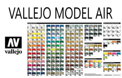 VALLEJO MODEL AIR Acrylic 17ml Bottles COMPLETE RANGE YOUR CHOICE | eBay
