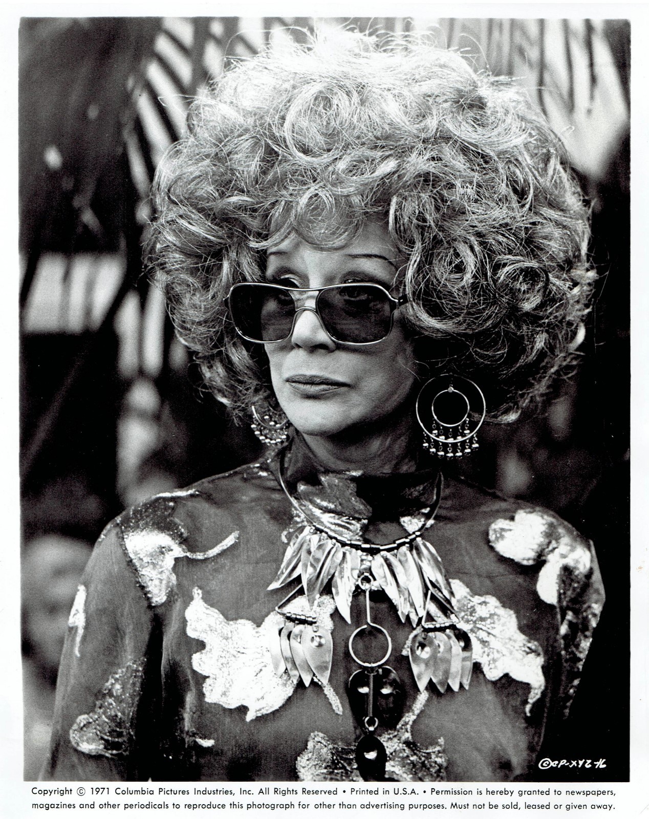 1971 Vintage Photo actress Margaret Leighton on set filming "X, Y and ...