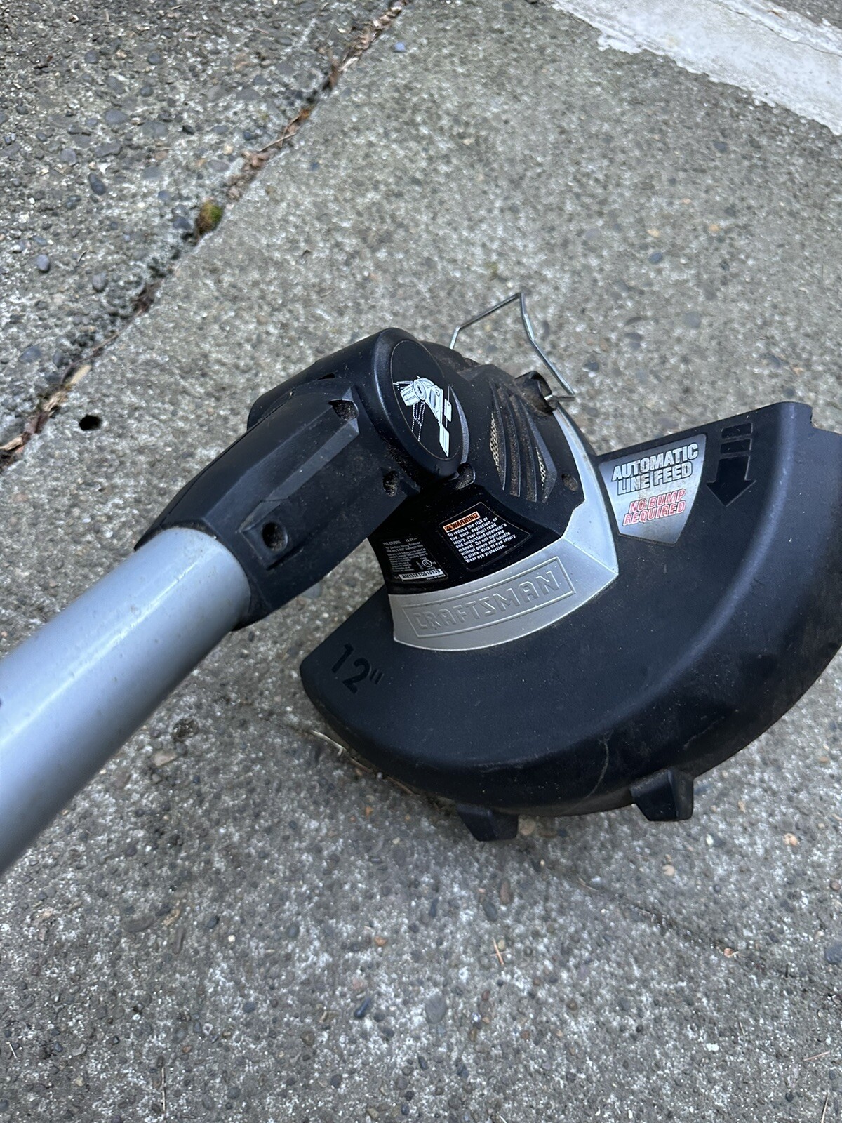 Craftsman 19.2 Volt Cordless Battery Powered 12" Grass String Trimmer ...