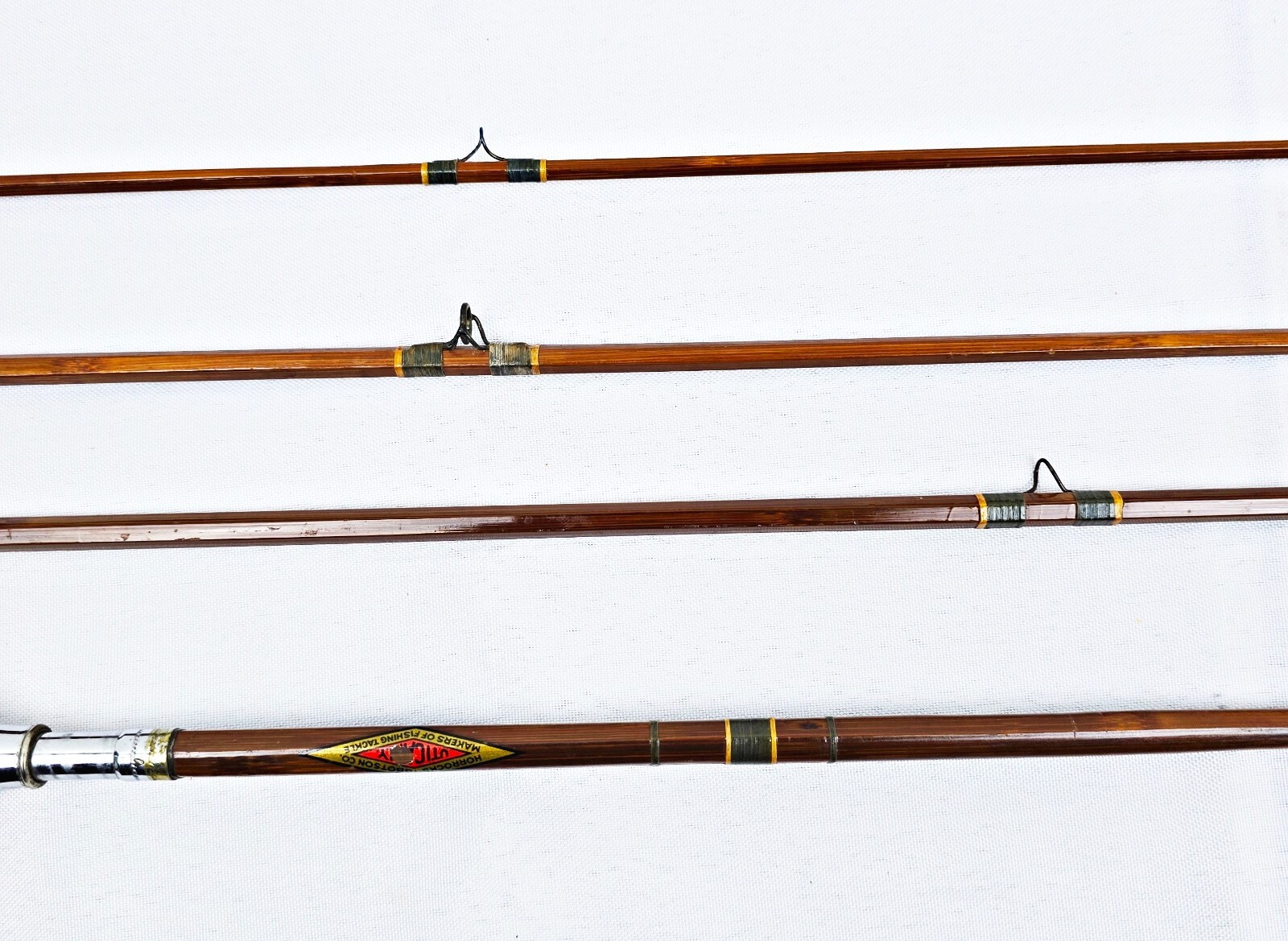 Horrocks-Ibbotson 9 ft 3 in 3 pc Combination Bamboo Casting Flyrod | eBay