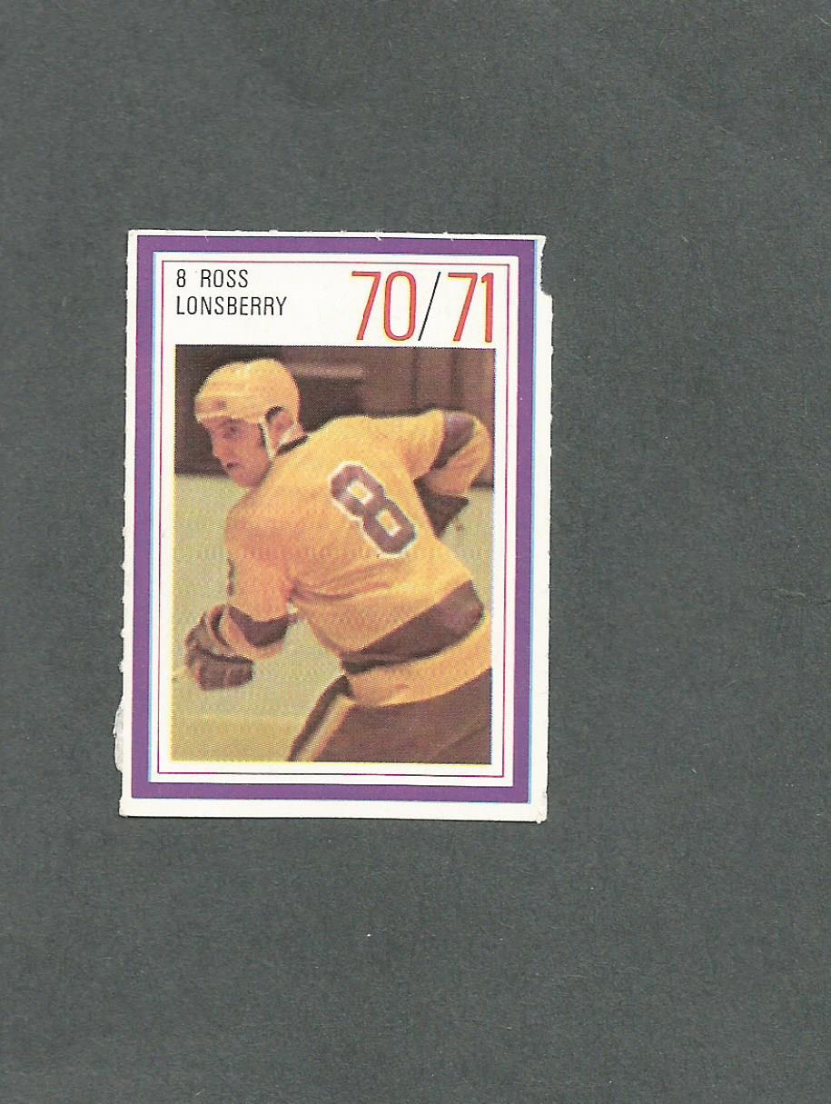 1970-71 Esso Hockey Stamp Ross Lonsberry Los Angeles Kings | eBay