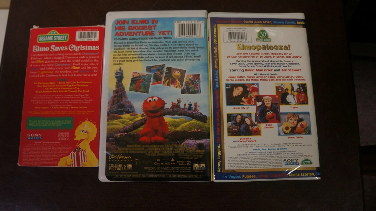 Lot Of 13 Sesame Street Barney Muppets Elmo Vhs Ebay