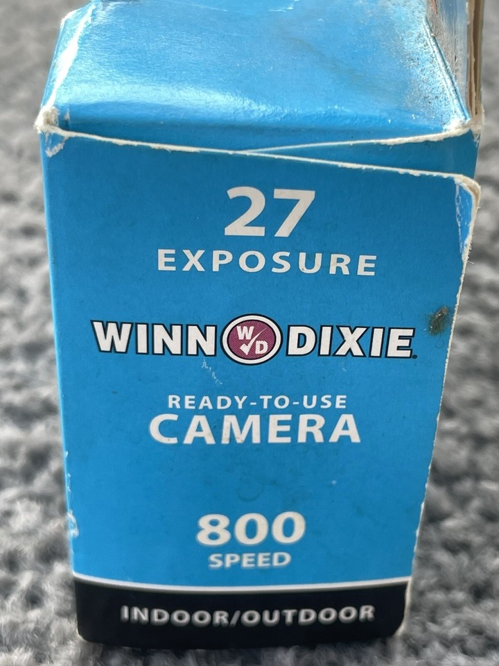 Winn Dixie Ready To Use Flash Camera 800 Speed 27 Exp Disposable ...