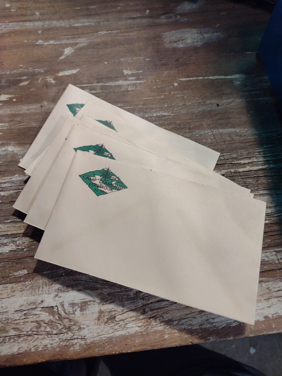 Lot of Ten 1930s CAMP DIAMOND POND COLEBROOK NH Envelopes w/ Logo ...