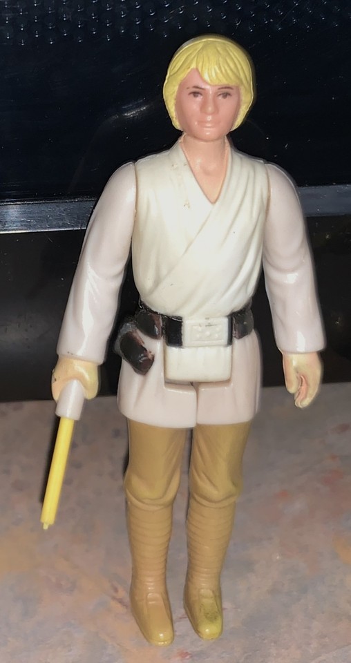 Vintage 1977 Star Wars Farm Boy Luke Skywalker~C3P0~Darth Vader/Cape ...