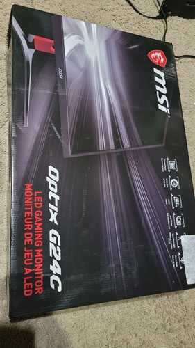 MSI Optix G24C Curved Gaming Monitor, Anti Flicker, 144Hz New Open Box ...