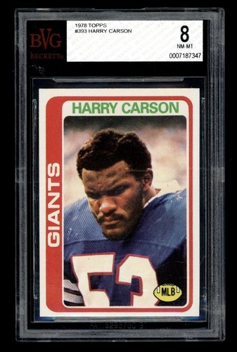 1978 Topps - Harry Carson #393 for sale online | eBay