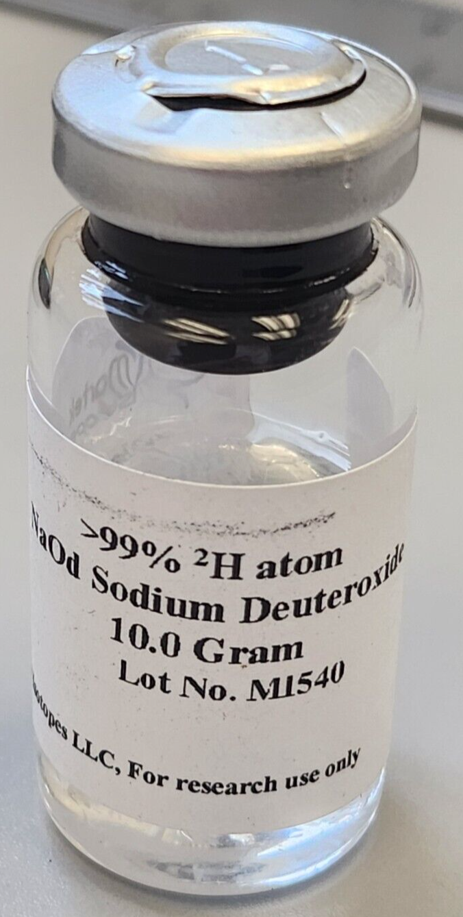 99% 2H enrichment NaOd Sodium deuteroxide 10 g MB1 Martek Isotopes LLC ...
