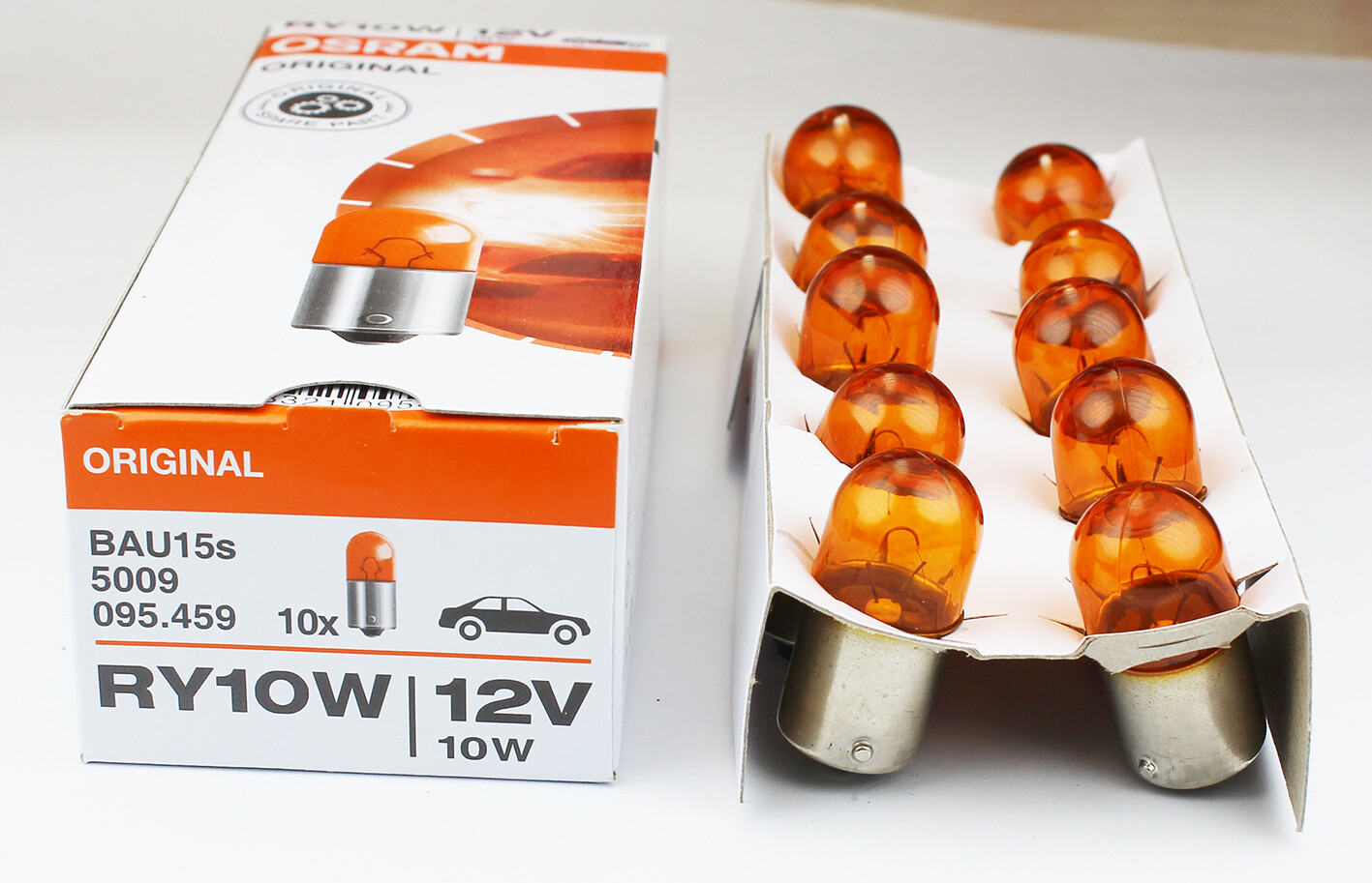 10pcs OSRAM 5009 12V10W RY10W BAU15s bulb turn singal lamp light car ...