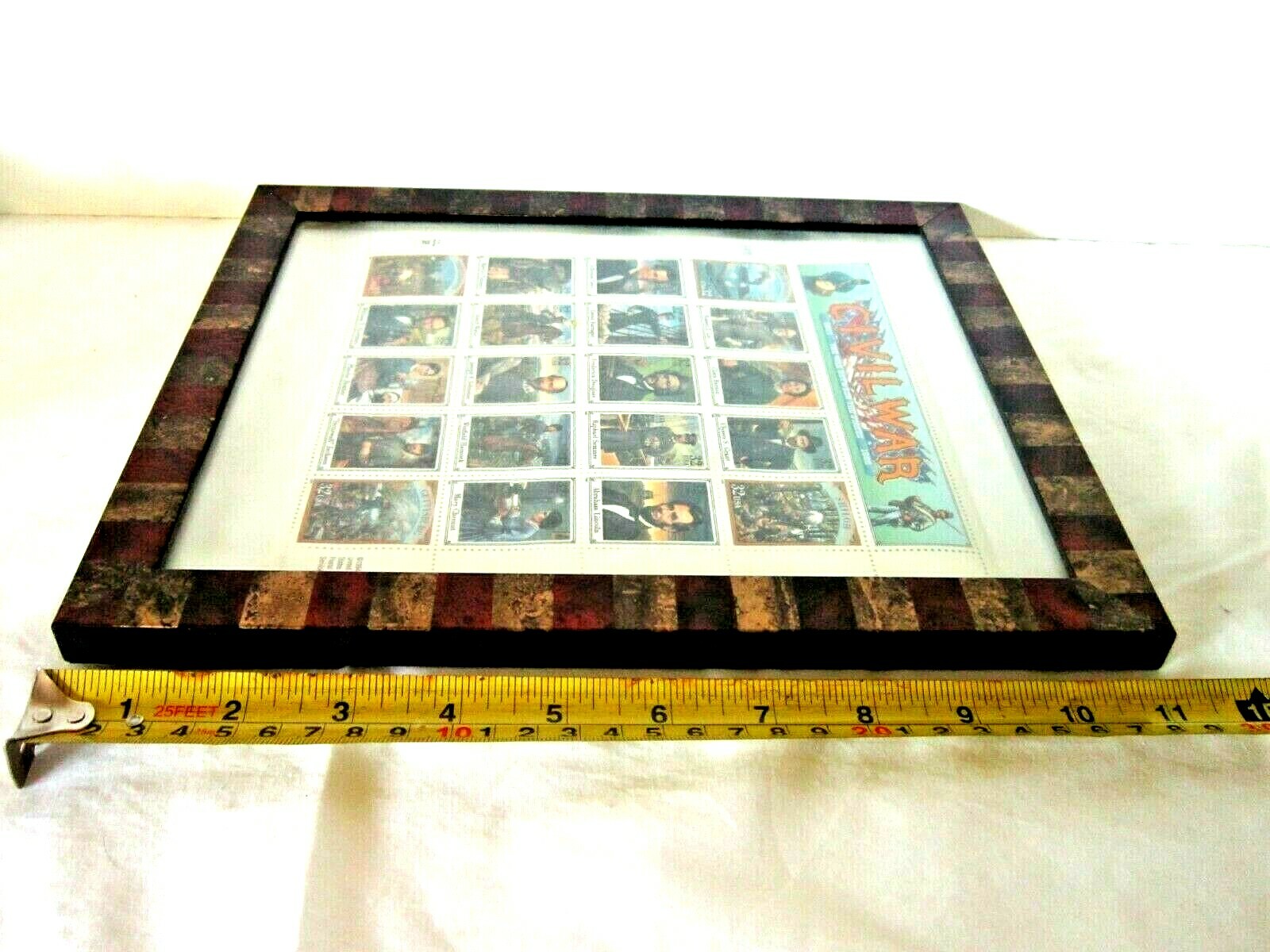 Vintage 1994 Civil War Sheet of 20 ~ 32 Cent Stamps ~ Framed Classic ...