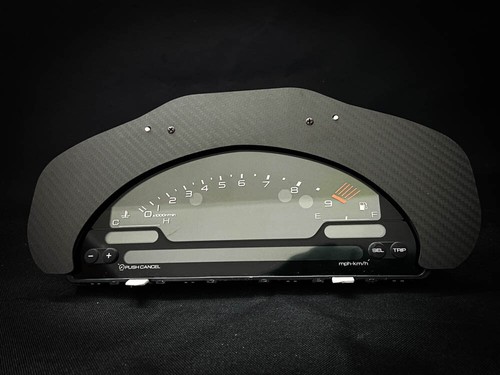Twill Dry Carbon Fiber S2000 Cluster Conversion Bezel for 96-00 EK ...