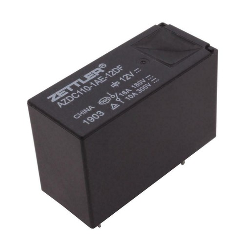 ZETTLER AZDC110-1AE-12DF Relay 12V DC 1xEIN 16A 360R Power Relay 860662 ...