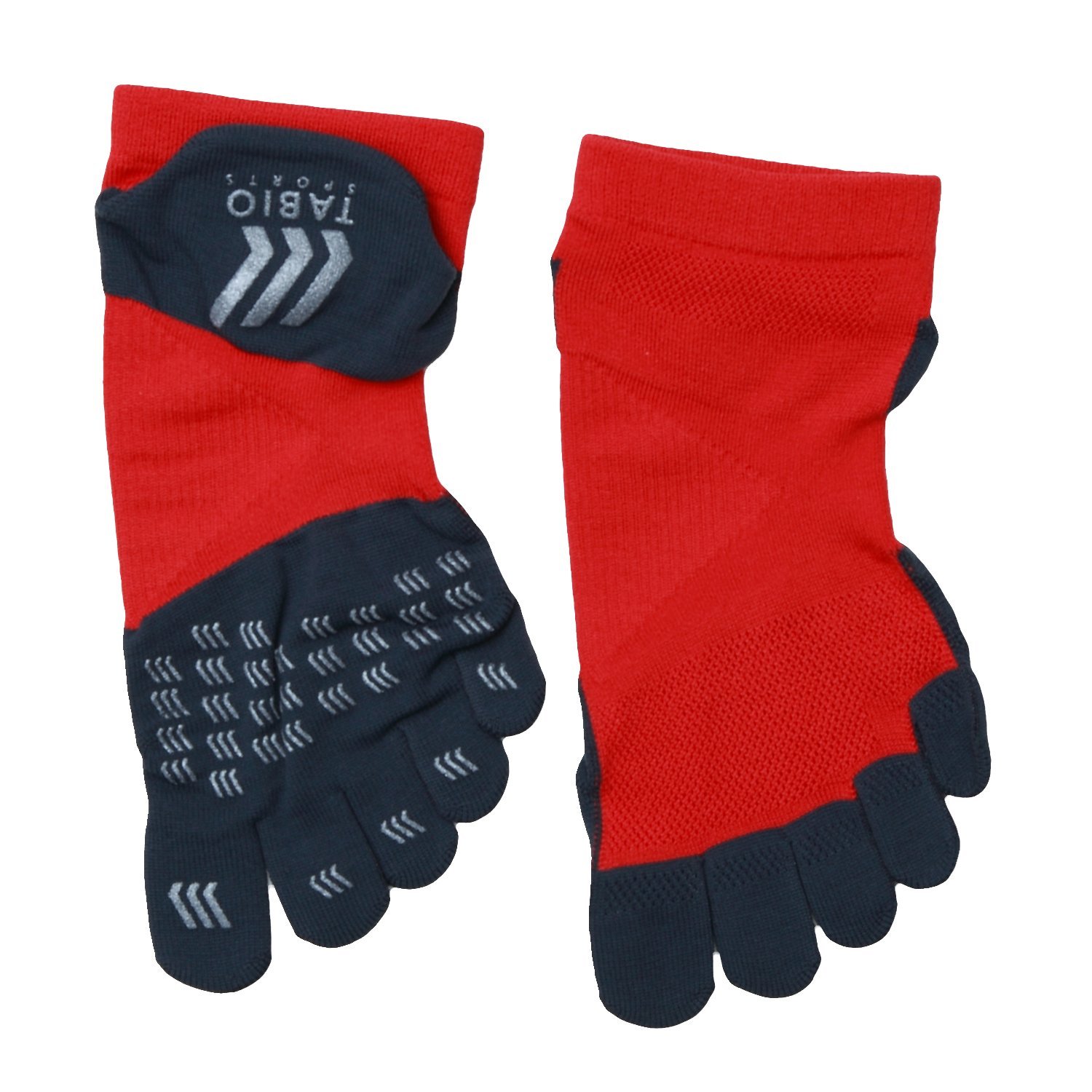 Tabio Running Marathon Socks Five Finger Racing Run PRO US 9-11 Red ...
