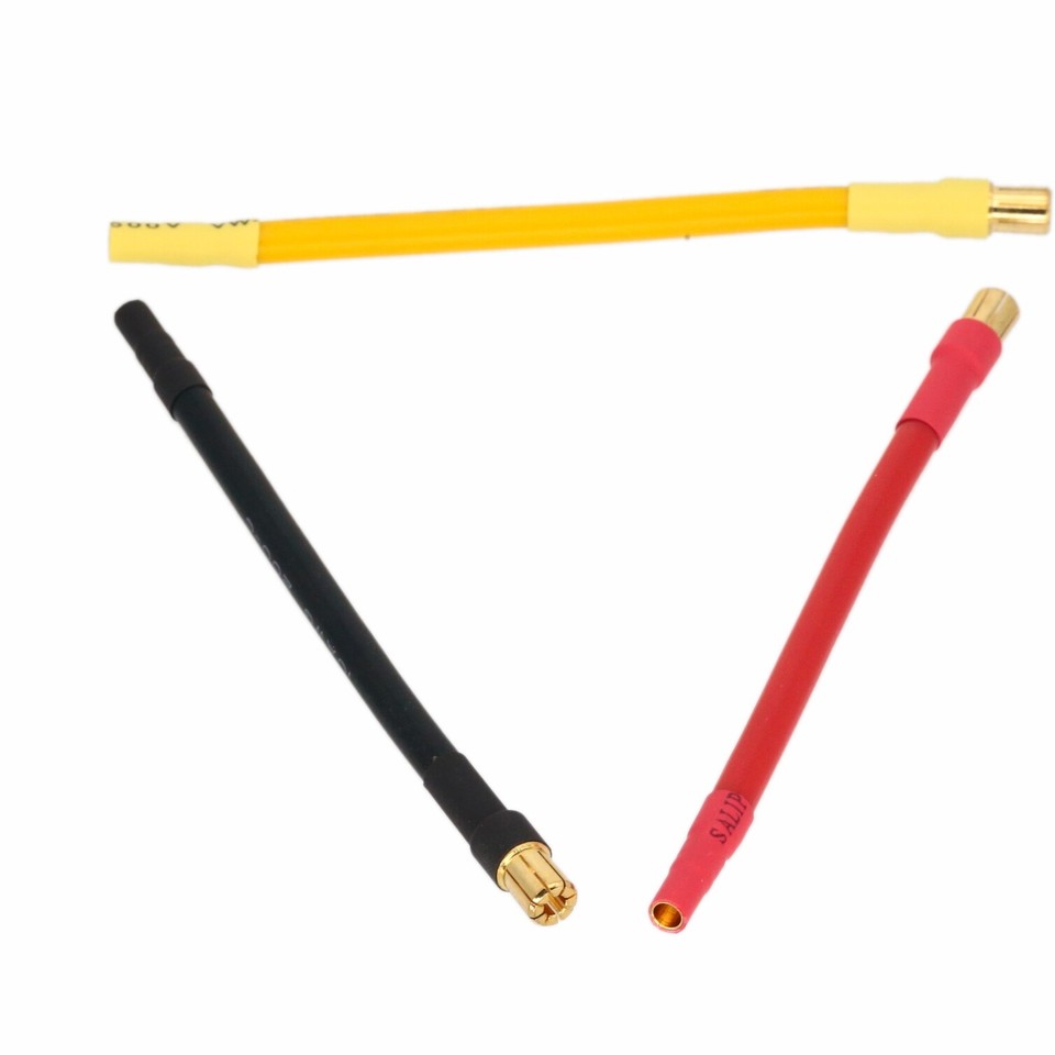 6.5mm Plug to 3.5mm Jack Bullets BLDC Motor ESC Adapter 10# 10cm ...