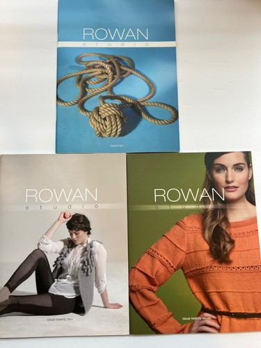 Rowan Studio Magazine 3 Issues 10 -22 & 27 Designs Patterns 24 in all | eBay