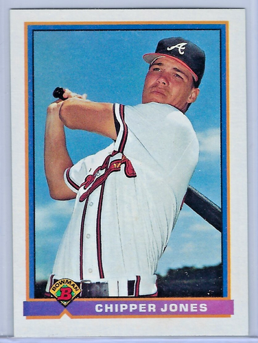 Chipper Jones - 1991 Bowman Rookie RC Card 569 | eBay