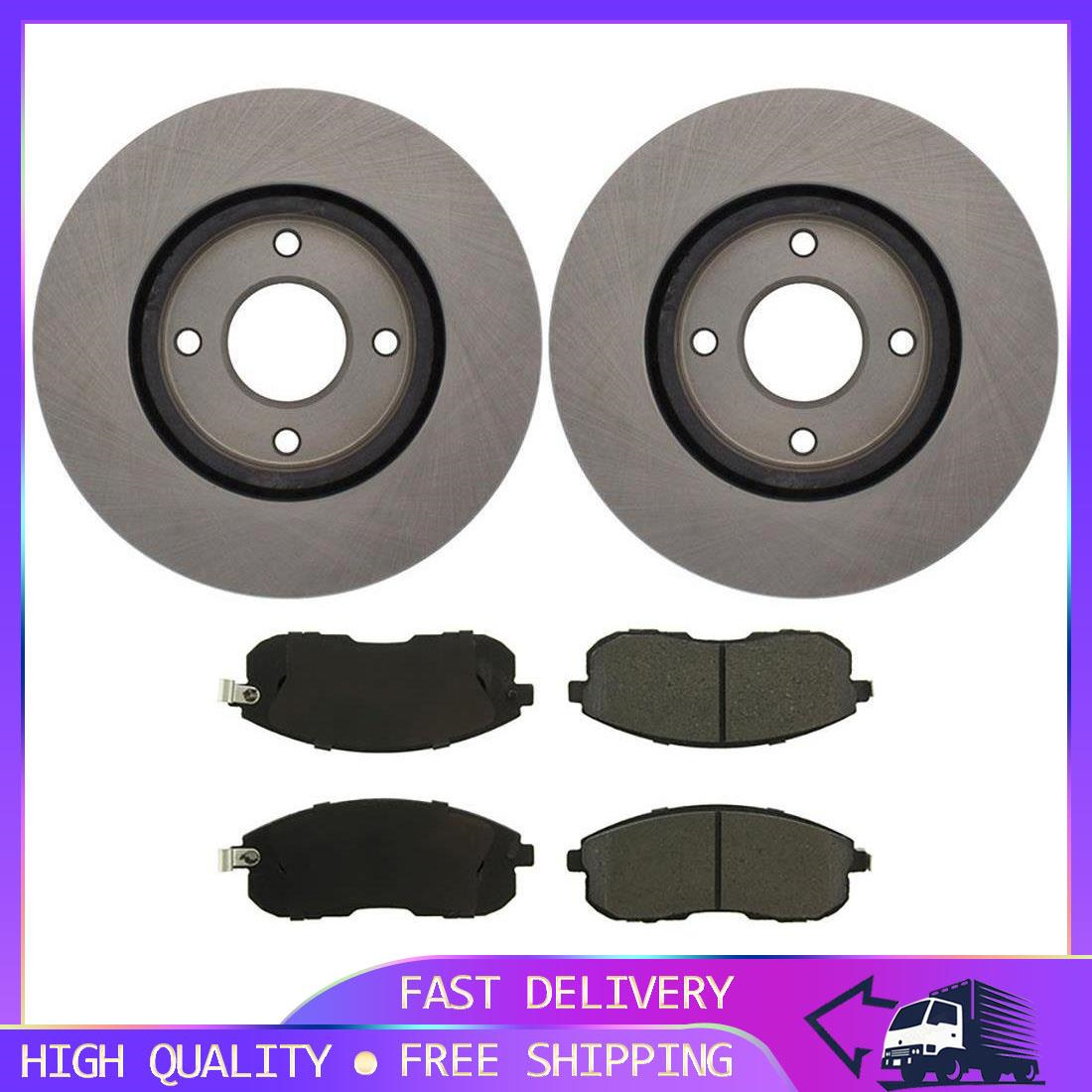 Brake Pads Brake Rotors For Nissan Versa 2012 2011 2010 2009 2008 2007 ...