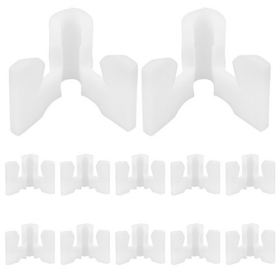 40 Pcs Storage Cabinet Layered Buckles Shoe Rack Connector Pipe Fitting ...