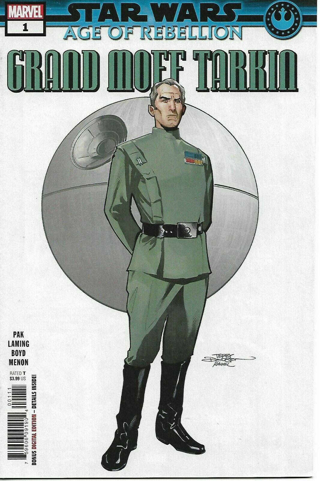 Star Wars Age of Rebellion Grand Moff Tarkin #1 Marvel Comic Book 2019 ...