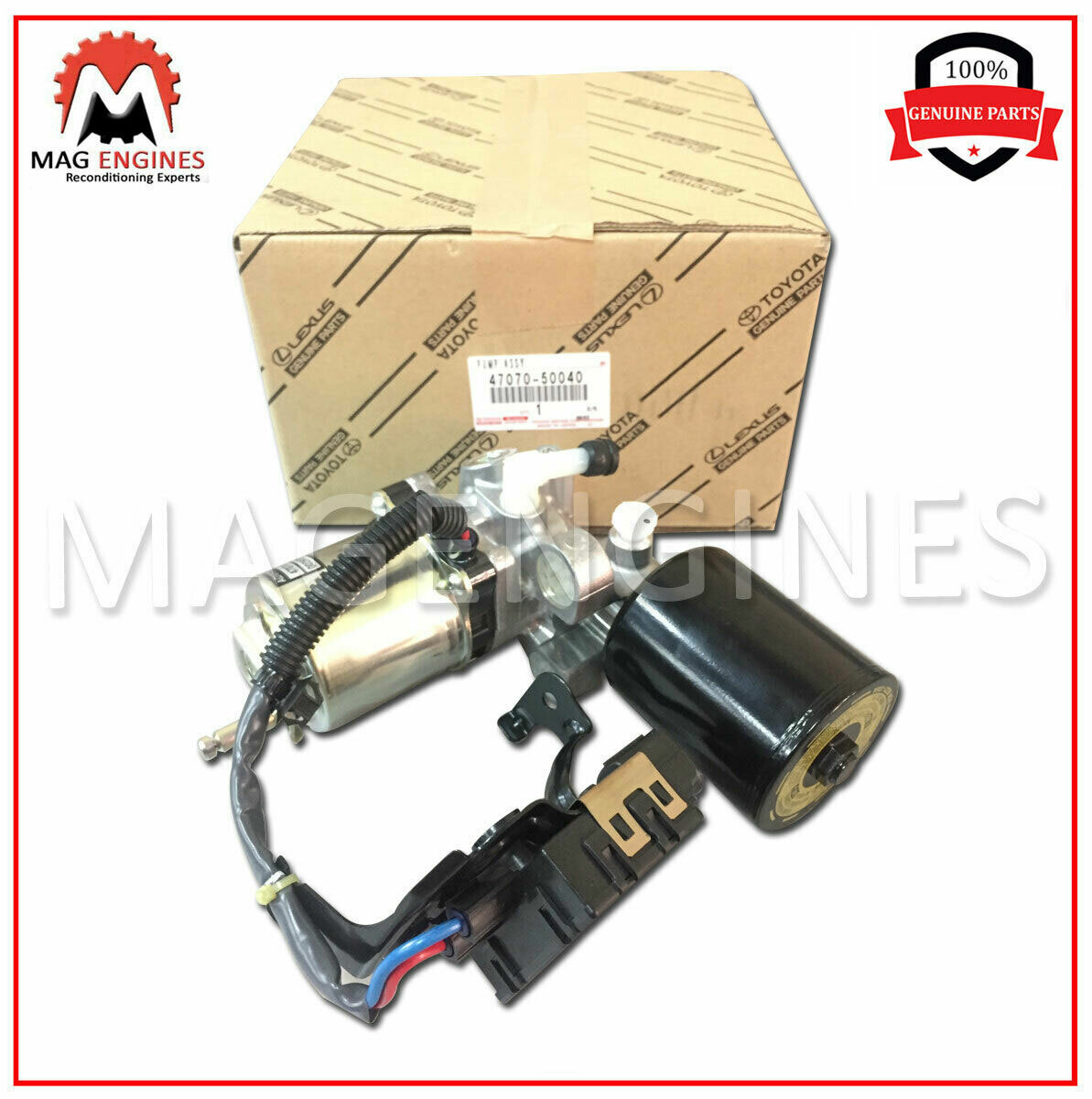 47070-50040 GENUINE OEM BRAKE BOOSTER PUMP ASSY 4707050040 | eBay