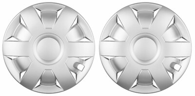 2 x14" Inch Caravan Motorhome Wheel Trims Rims Hub Caps - SILVER | eBay UK