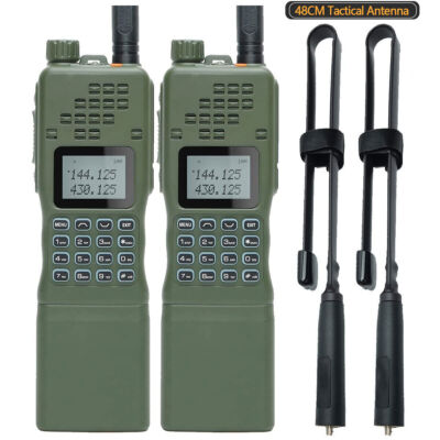 2PACK BAOFENG AR152 15WATT DUAL BAND TWO WAY RADIO FM WALKIE TALKIE+ ...