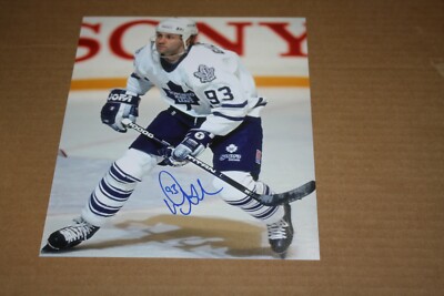 TORONTO MAPLE LEAFS DOUG GILMOUR #93 SIGNED AUTOGRAPHED 8 X 10 PHOTO ...