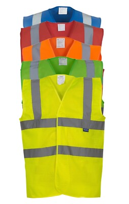 Cool Open Mesh Breathable Lightweight Recycled Polyster Hi Viz ...