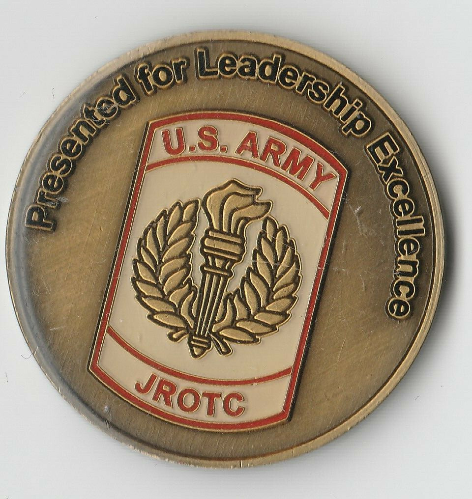 U.S. ARMY JROTC Challenge Coin 1.5"DIA BX8 | eBay