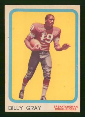 BILLY GRAY 1963 TOPPS CFL FOOTBALL #64 VGEX+ 95455 | eBay