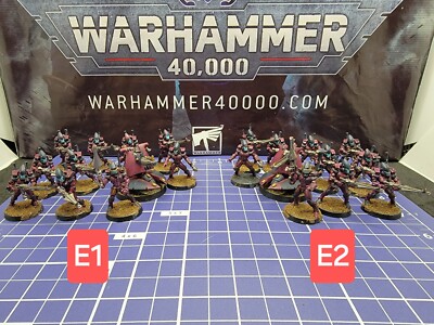 Warhammer 40k Eldar Guardians x10 Pro Painted Weapons Platform x1 ...