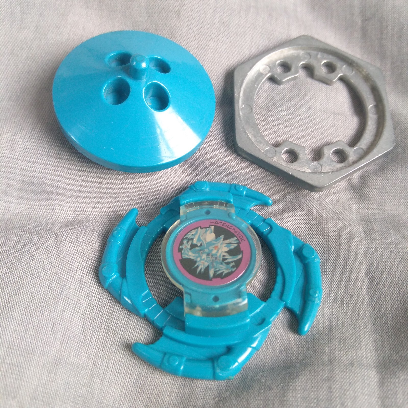 03 Frostic Dranzer Light Blue - Beyblade Takara Kai Hiwatari 14 Bey ...