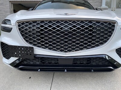 Front Bumper Tow Hook License Plate Mount Bracket For Genesis GV70 2022 ...