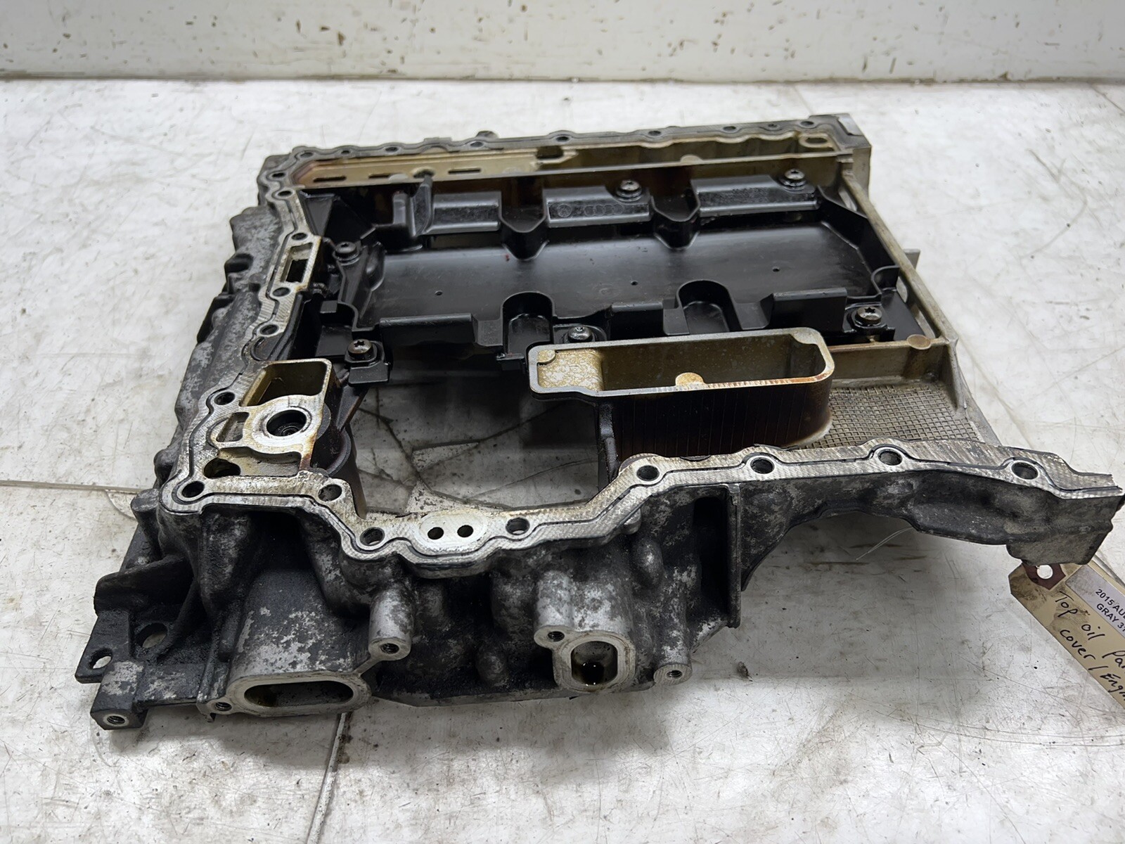 2010-2015 Audi Q7 OEM 3.0L Engine Upper Oil Pan Assembly 06E103603 | eBay