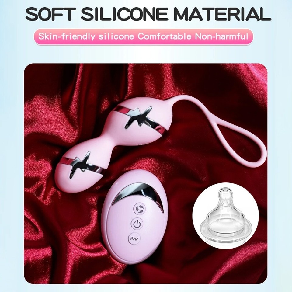 Vibrating Egg Elec-Shock Silicone Egg Vibrator With Remote Control For ...