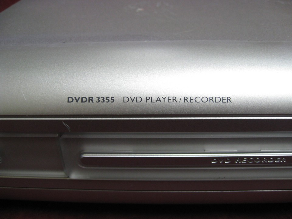 Philips DVDR3355 DVD player- No remote - recorder As-Is READ DESC | eBay