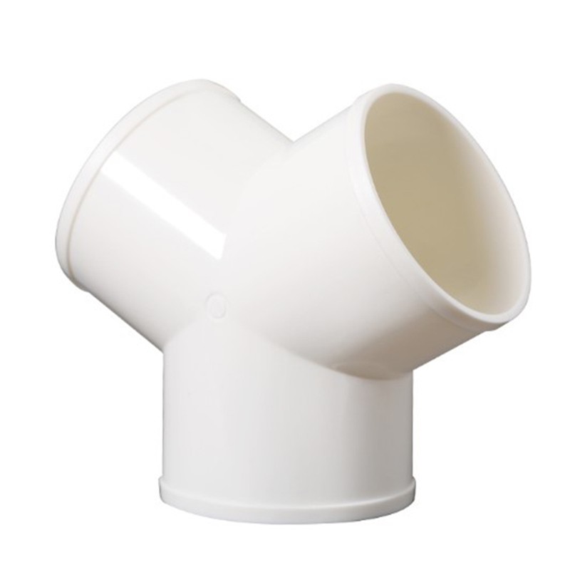 Y piece 4inch Duct Connector 3 Ways Splitter For Ventilation Tube - ABS ...