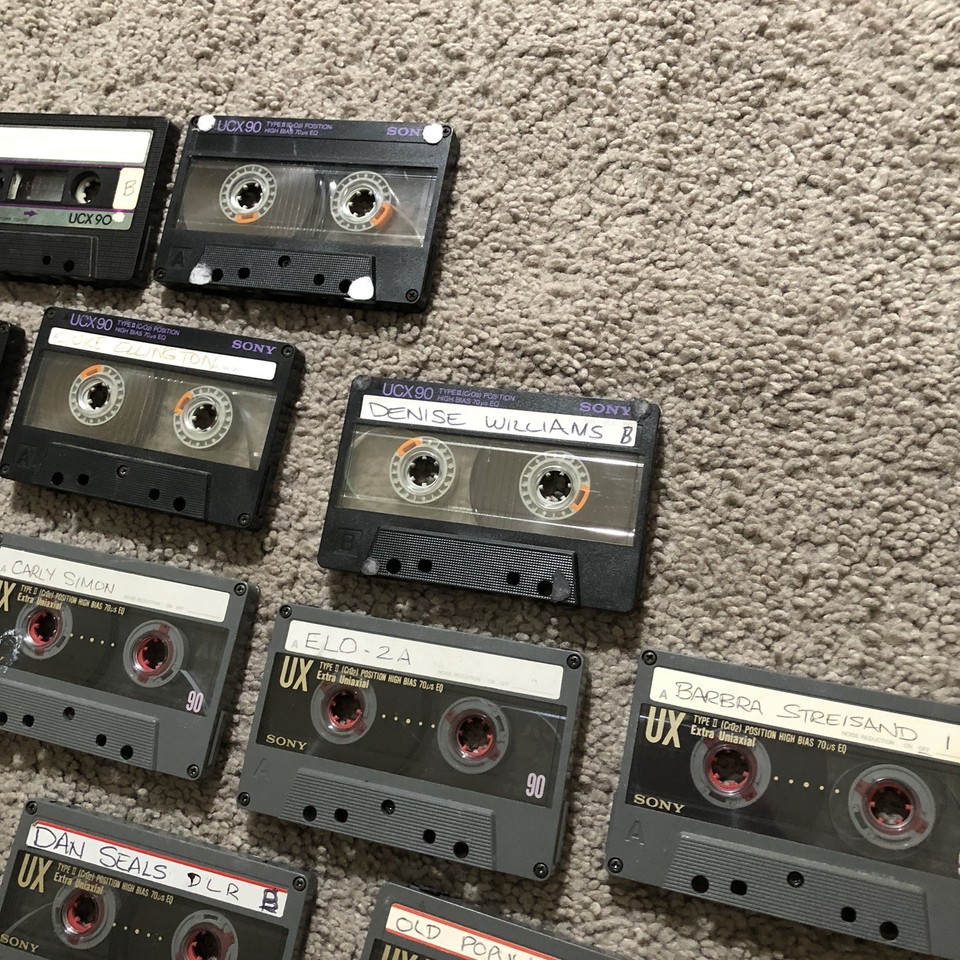 Lot Of 23 Sony UX UCX 90 Type II High Bias Cassette Tapes AS IS READ | eBay