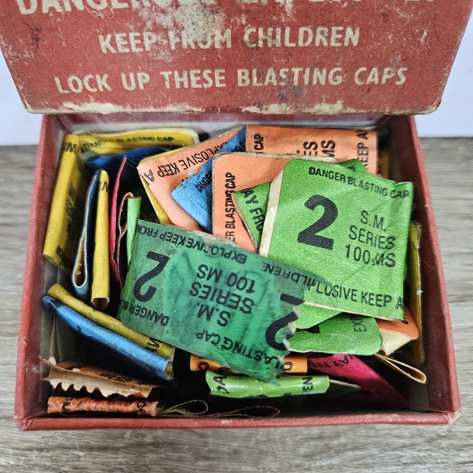 Vintage Austin Powder Company Blasting Caps EMPTY BOX Series 450MS ...
