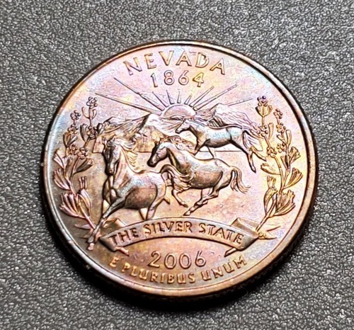 TONED 2006 P NEVADA STATE WASHINGTON QUARTER UNC #P1156 | eBay