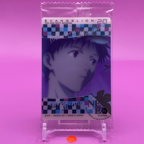 Ikari Shinji Evangelion Card Bandai Unopened Japanese Japan Anime F/S c ...
